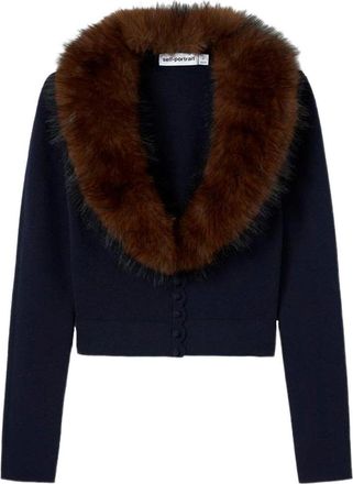 Self Portrait Cardigan - Dunkelblau