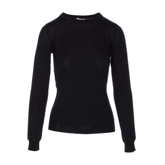 Elisabetta Franchi Rundhals-Strickwaren - - Knitwear - Damen - Schwarzk - XS