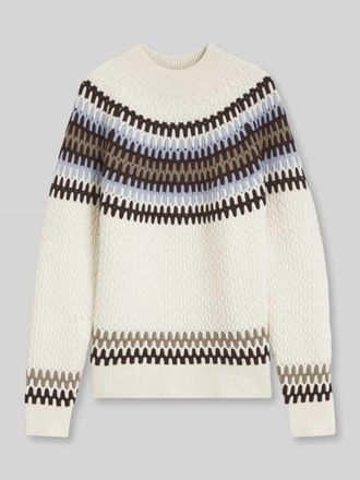 HUGO BOSS Pullover aus Wolle mit Mock Neck Modell C-Fiotto