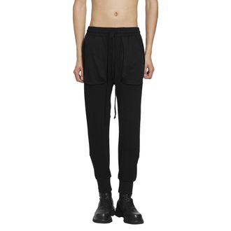Thom Krom Spliced Cotton Sweatpants
