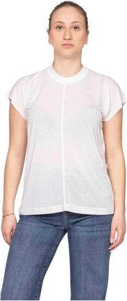 Moschino Femme, Tops, Blanc, Taille: 38 FR T-shirt 0001