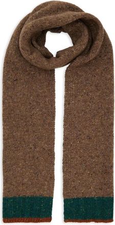 Gallo Gallo, Homme, Accessoires, Multicolore, Taille: ONE Size &Eacute;charpe en laine avec bordure contrast&eacute;e