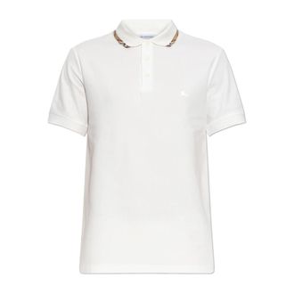 Burberry Eddie Polo - - Tops - Herren - Wei&szlig; - S