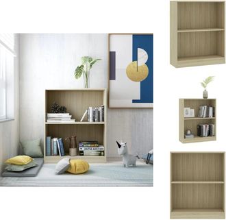vidaXL Vidaxl - Bücherregal Sonoma-Eiche 60x24x76 cm Holzwerkstoff - Buche Regal - Holzregal - Sideboard - Eiche Möbel - Wohnzimmer Einrichtung