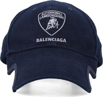 Balenciaga Caps & M&uuml;tzen - Al Logo Embroidered Cap - Gr. M - in Schwarz - f&uuml;r Damen