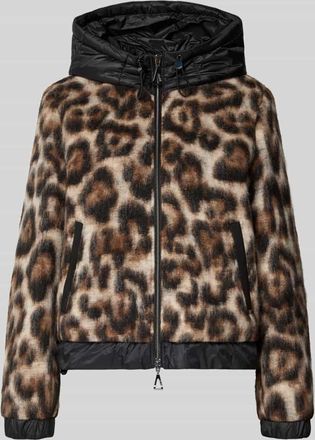 Gil Bret Bomberjacke mit Kapuze aus Schurwolle