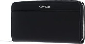 Calvin Klein Must LG Z/A Wallet W/Slip K60K610949, Portefeuilles Femme, Noir (CK Black Other Version), OS