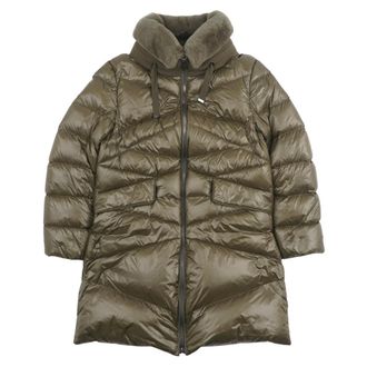 DIEGO M Femme, Vestes, Vert, Taille: 38 FR Down Vestes