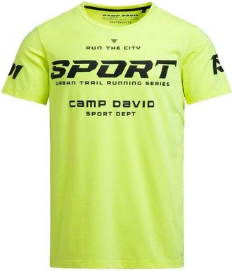 Camp David Rundhalsshirt mit Necktape