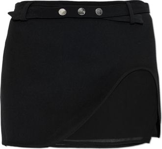 The Attico Rock mit Schlitz - - Skirts - Damen - Schwarzk - S
