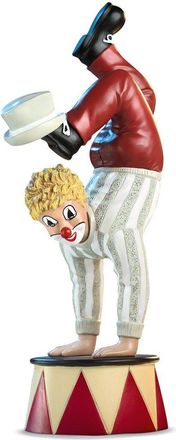 Gilde Gildeclown Gilde Deko Figur Clown - Artist im Zirkus - kleine Skuptur zum Sammlen Dekoration Vitrine Wohnzimmer - Mehrfarbig - Höhe 19 cm