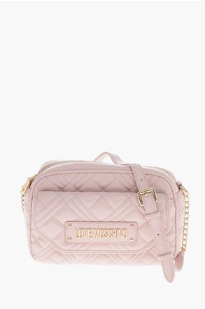Moschino LOVE Quilted Faux Leather Camera Bag size Unica