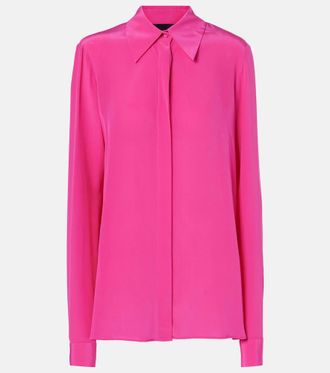 Costarellos Bluse Keltie aus Crêpe de Chine aus Seide