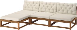 IKEA N&Auml;MMAR&Ouml; 3er-Sitzelement + R&eacute;camiere