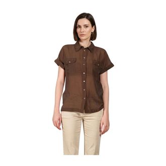 Mason's Damen, Blusen & Hemden, Braun, MGr&ouml;&szlig;e
