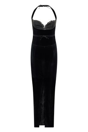Ludovic de Saint Sernin Womens Long Dress Grace Black Polyester