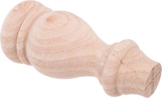 Holibanna Massive Runde Sofabeine aus Massivholz 6 X 15cm Franz&ouml;sische Holzm&ouml;belf&uuml;&szlig;e Bodenschonend Vielseitig als Tisch und Schrankbeine f&uuml;r Selbstgemacht und M
