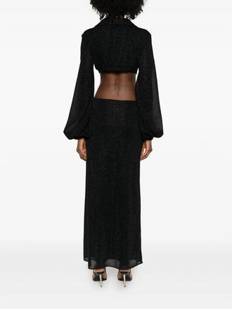 Os&eacute;ree Lumiere Dress - Black