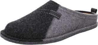Rohde Herren Pantoffel Wollfilz Hausschuh Lucca-H 6942, Gr&ouml;&szlig;e:41 EU, Farbe:Grau