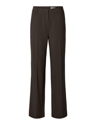 Selected Damen Slfrita Mw Wide Pant Mel Noos, Delicioso, 40W / 32L EU