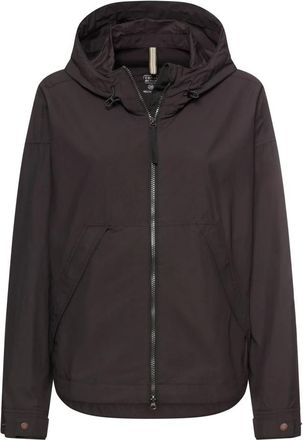 Camel Active Blouson mit 2-Wege-Rei&szlig;verschluss - - Jackets - Damen - Schwarzk - 2XL