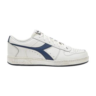 Diadora Vintage Low Top Leder-Sneakers - - Shoes - Herren - Wei&szlig; - 41 EU
