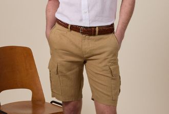 Bexley Borden - Bermuda homme beige