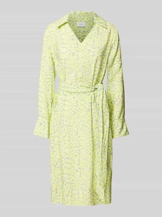 More Knielanges Kleid mit Bindeg&uuml;rtel