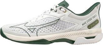 Mizuno Wave Exceed Tour 5 AC Tennis Chaussure de Tennis pour Homme Blanc, White Pineneedle Papyrus, 40.5 EU