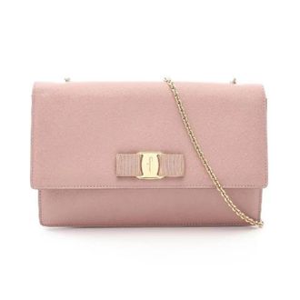 Ferragamo Pre-owned Leder Schultertasche - - Pre-owned - Damen - Rosa - ONE SIZE