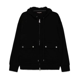 Michael Kors Schwarzer Zip-Up Hoodie Pullover - - Sweatshirts & Hoodies - Herren - Schwarzk - S