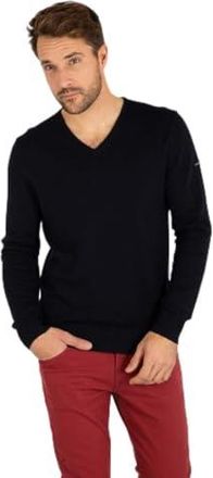 Armor Lux Pull HENVIC, Bleu (Navire 300), XXX-Large (Taille fabricant: 3XL) Homme