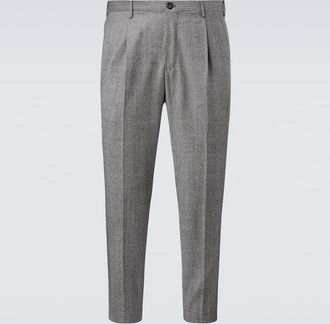 Slowear Pantalon tapered en laine vierge