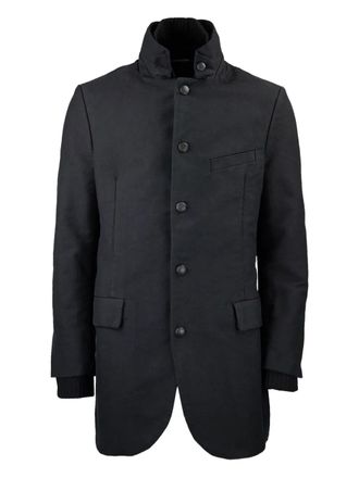 Hannes Roether button pocket coat - Schwarz