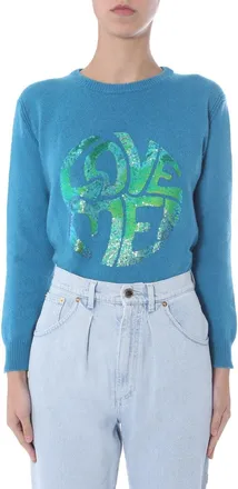 Alberta Ferretti Wool Sweater - Blue