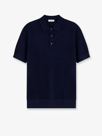 Bramani Cashmere Cotton and silk blend polo - BRAMANI CASHMERE - gender_Man