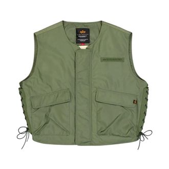 Alpha Industries Damen, Jacken, Gr&uuml;n, LGr&ouml;&szlig;e
