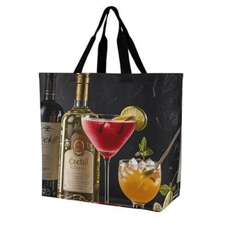 Generic Verres &Agrave; Cocktail Et Bouteilles De Vin Sac Fourre Tout L&eacute;ger Sacs Grand Sac &Agrave; Bandouli&egrave;re Pour Travail Quotidienne Shopping