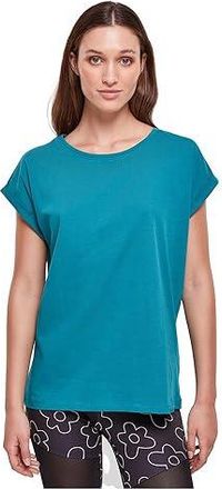 Urban Classics T-Shirt Manches Larges Femme Femme T-Shirt Manches Courtes Vert 3XL