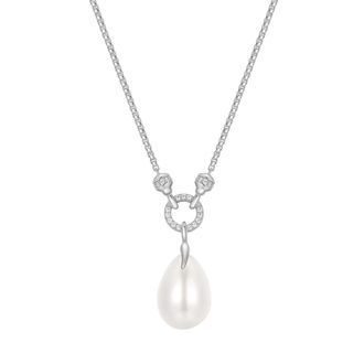 Ania Haie Halskette - 925er Sterlingsilber Shell Pearl Drop - Gr. unisize - in Silber - f&uuml;r Damen