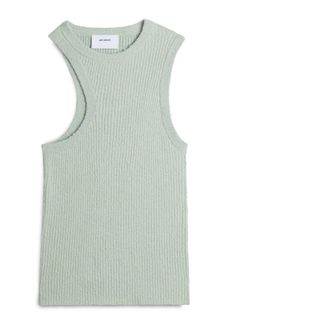 Axel Arigato Scoop Asymmetric Tank Top - - Tops - Damen - Gr&uuml;n - M
