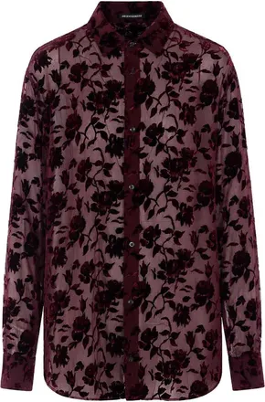 Ann Demeulemeester Chemise - Rouge