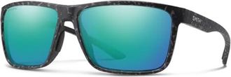 Smith Riptide Lunettes de soleil polaris&eacute;es avec verres chromapop pour homme et femme, Marbre cendr&eacute; mat, Medium-Large