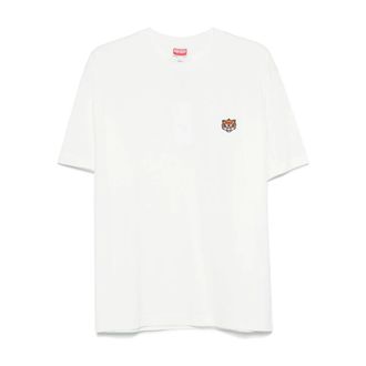 Kenzo Homme, Tops, Blanc, Taille: S T-shirt Happy Tiger