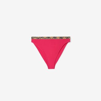 Burberry Bas de bikini avec Check, Size: XS