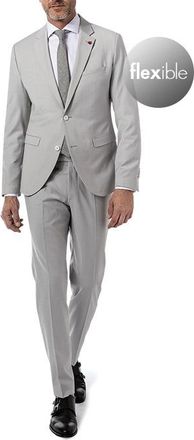 Cinque Herren Anzug grau Schurwoll-Stretch