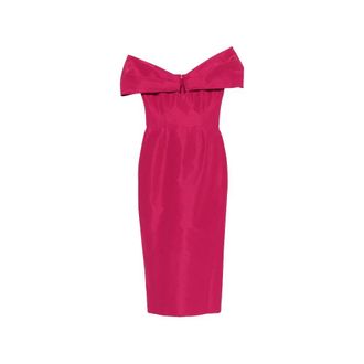 Carolina Herrera Kleid mit Herzausschnitt und schulterfreiem Design - - Dresses - Damen - Rosa - S