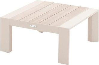 Hesperide Hesperide - Table basse de jardin petit mod&egrave;le en aluminium effet bois evasion