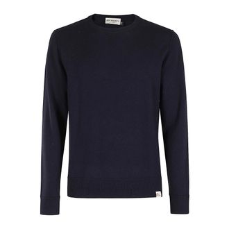 Roy Rogers Woll-Sweatshirt Schnitt Stil - - Knitwear - Herren - Blau - 2XL