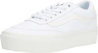 Vans Womens Brooklyn Ls Platform Sneaker, Toile Blanche, 42.5 EU